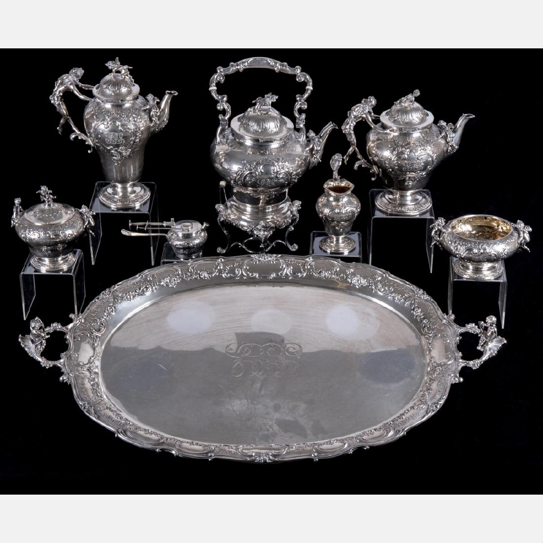 An Exceptional German Silver Tea And Coffee Service By