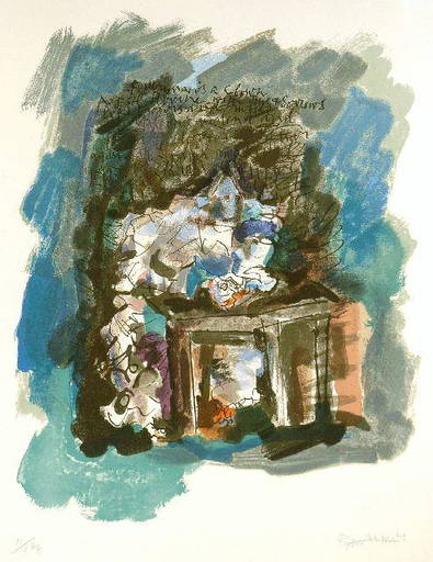 Abraham Rattner (american, 1893 1978) The Clown, L