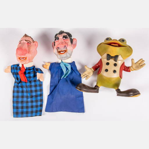 Two Rick Meyerowitz (b. 1943) Hand Puppets