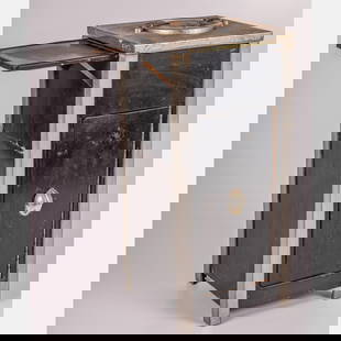 Art Deco Painted Art Specialty Co. Smoking Stand