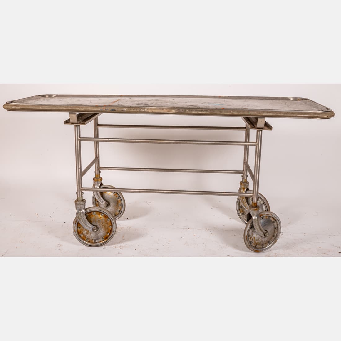 Vintage Stainless Steel Hospital Gurney Auction