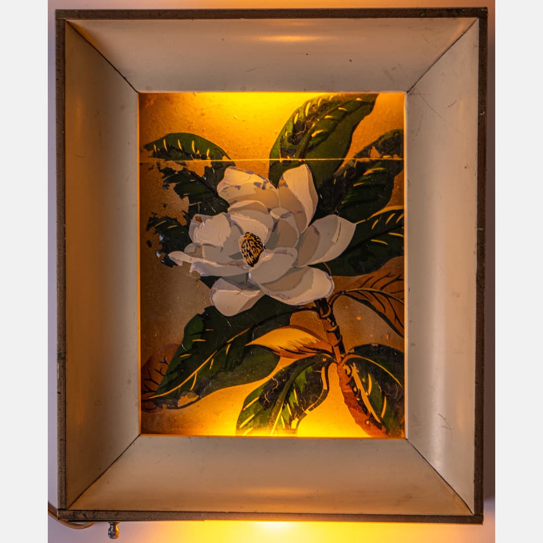 A George Telo Reverse Painted Light Box Auction