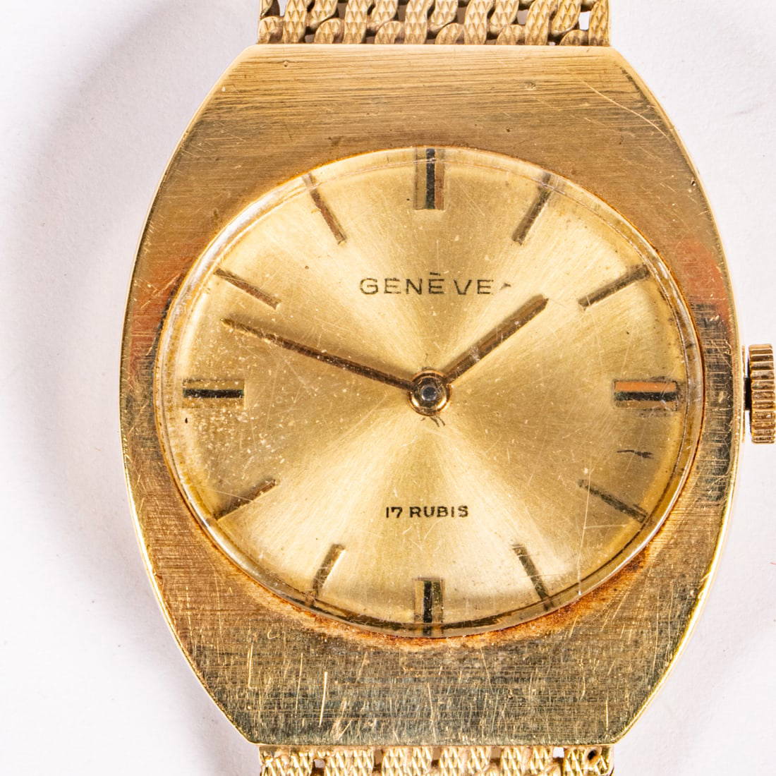 14kt Yellow Gold Geneve Wristwatch Auction