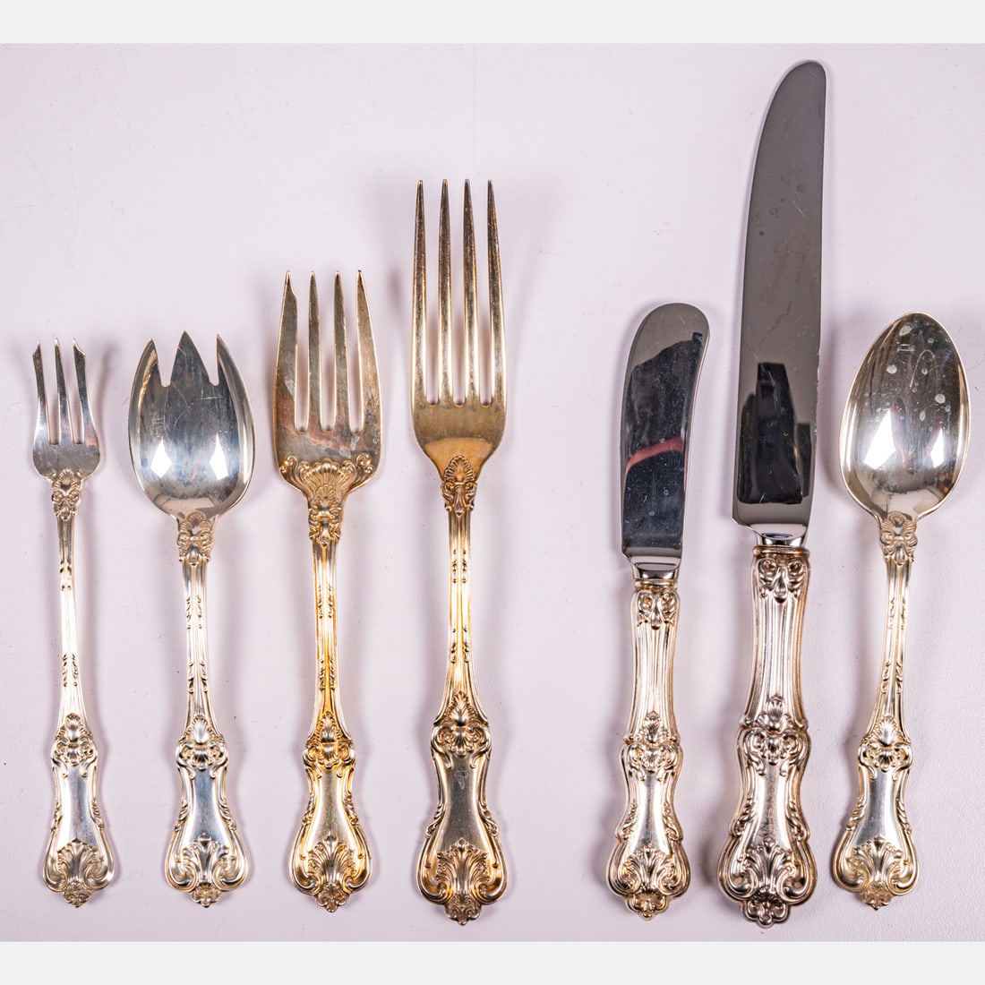 Frank Smith Sterling Silver Flatware Service Auction
