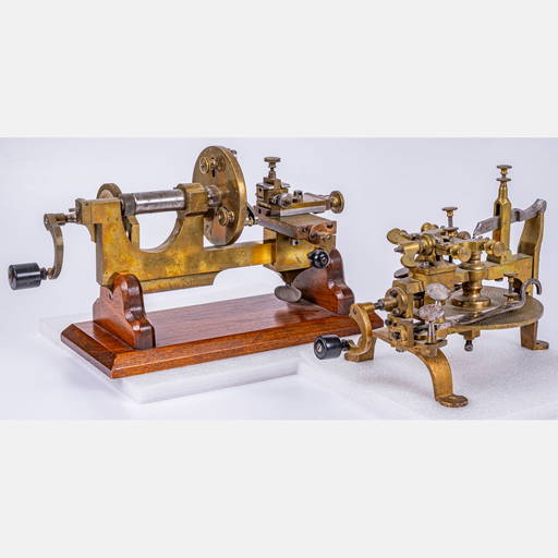 Antique Watchmakers Mandrel Lathe And Gear Cutting Machine