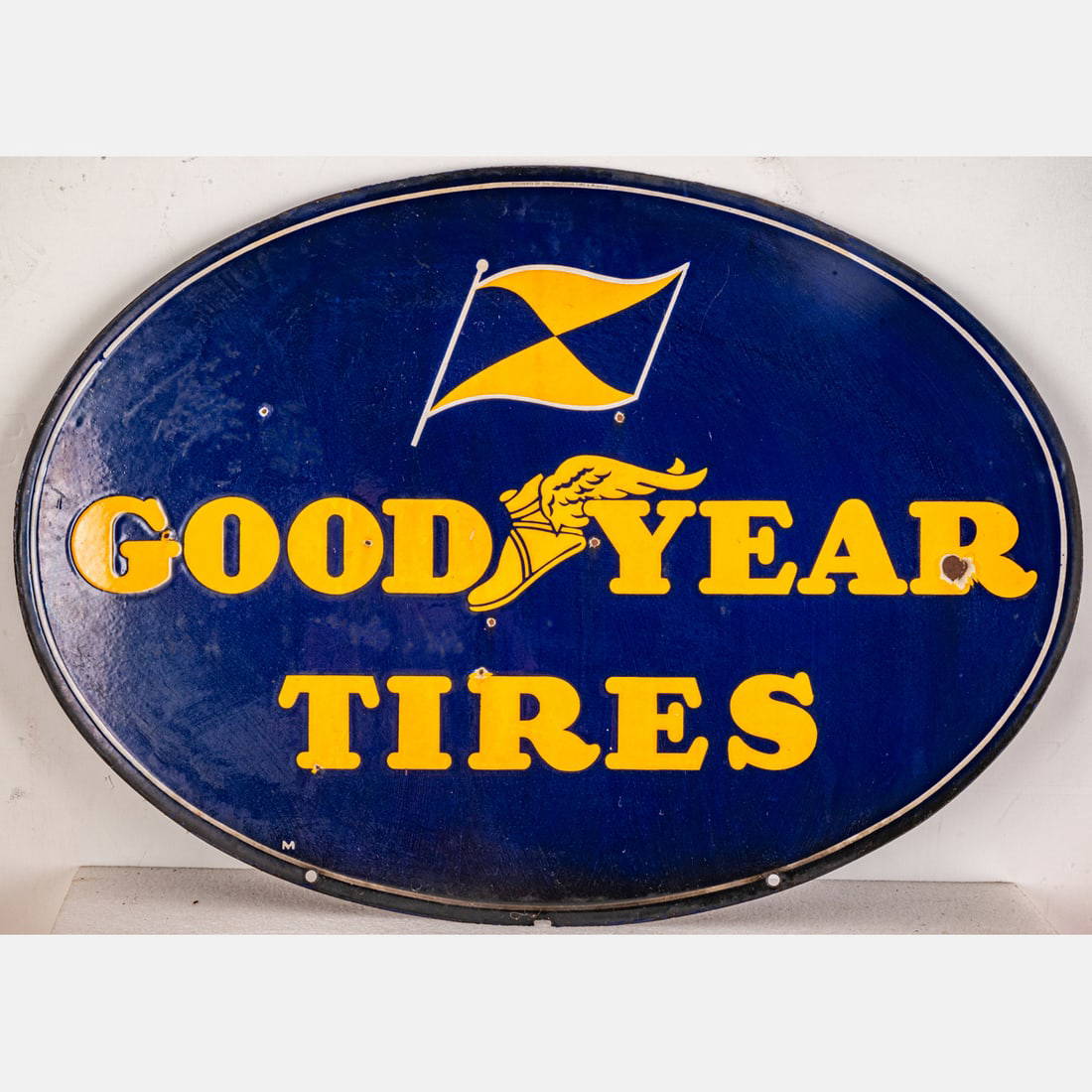 Goodyear Tires Porcelain Sign Auction