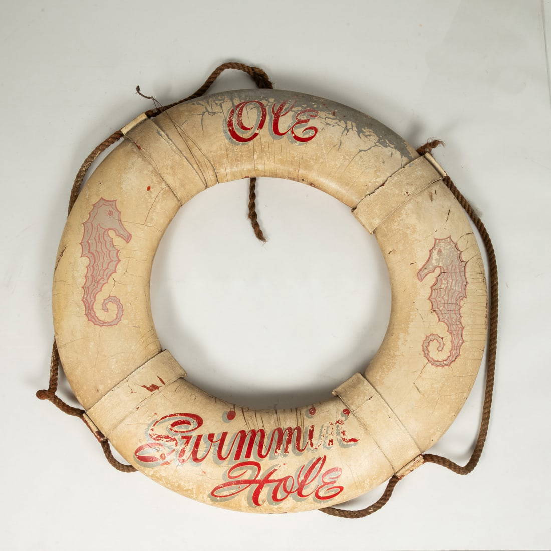 Vintage Life Preserver Ring Buoy Auction