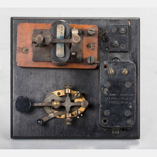 A Telegraph Key and Sounder Combination Mounted on a - Sep 09, 2015 ...