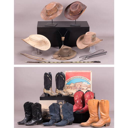 A Collection Of Western Themed Items, 20th Century,