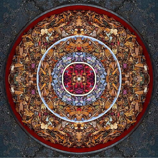 Stephen Calhoun (b. 1954) Circular Hexagram, Digital