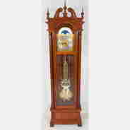 130: DANEKER GERMAN MAHOGANY GRANDFATHER CLOCK - Oct 22, 2011 | Elite Decorative Arts in FL