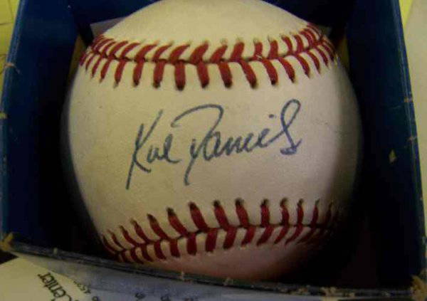 Rawlings Baseball Signed By Kal Daniels