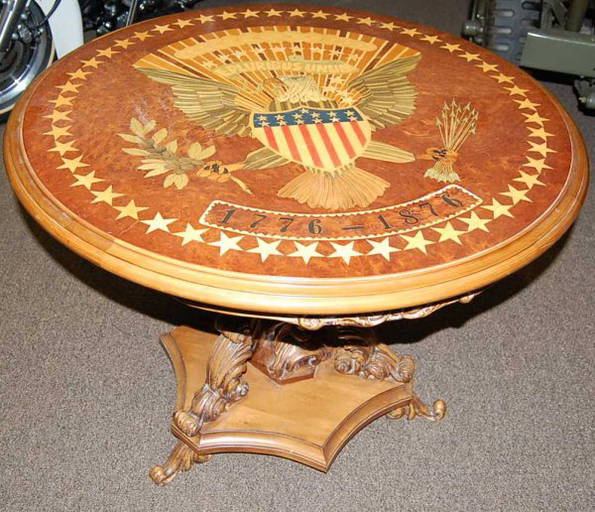 Inlaid Presidential Seal Table