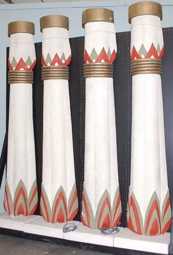 46: Four Theatrical Lighted Columns