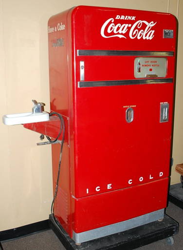 Coca Cola Machine With Drinking Fountain
