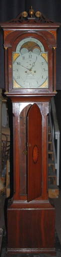 077: English Stockton Grandfather Clock
