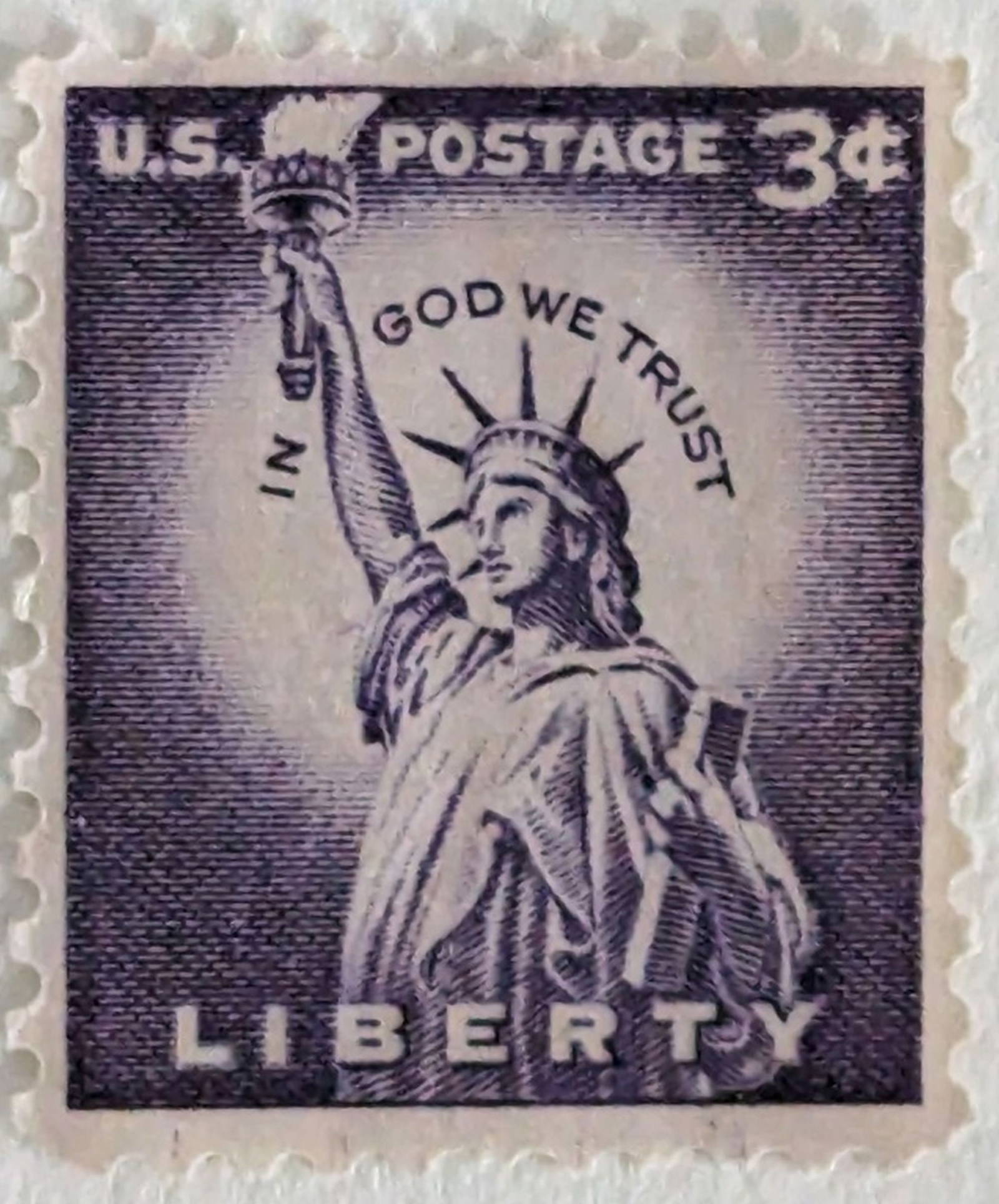 Rare 3 Cent Liberty Stamp Uncirculated Auction