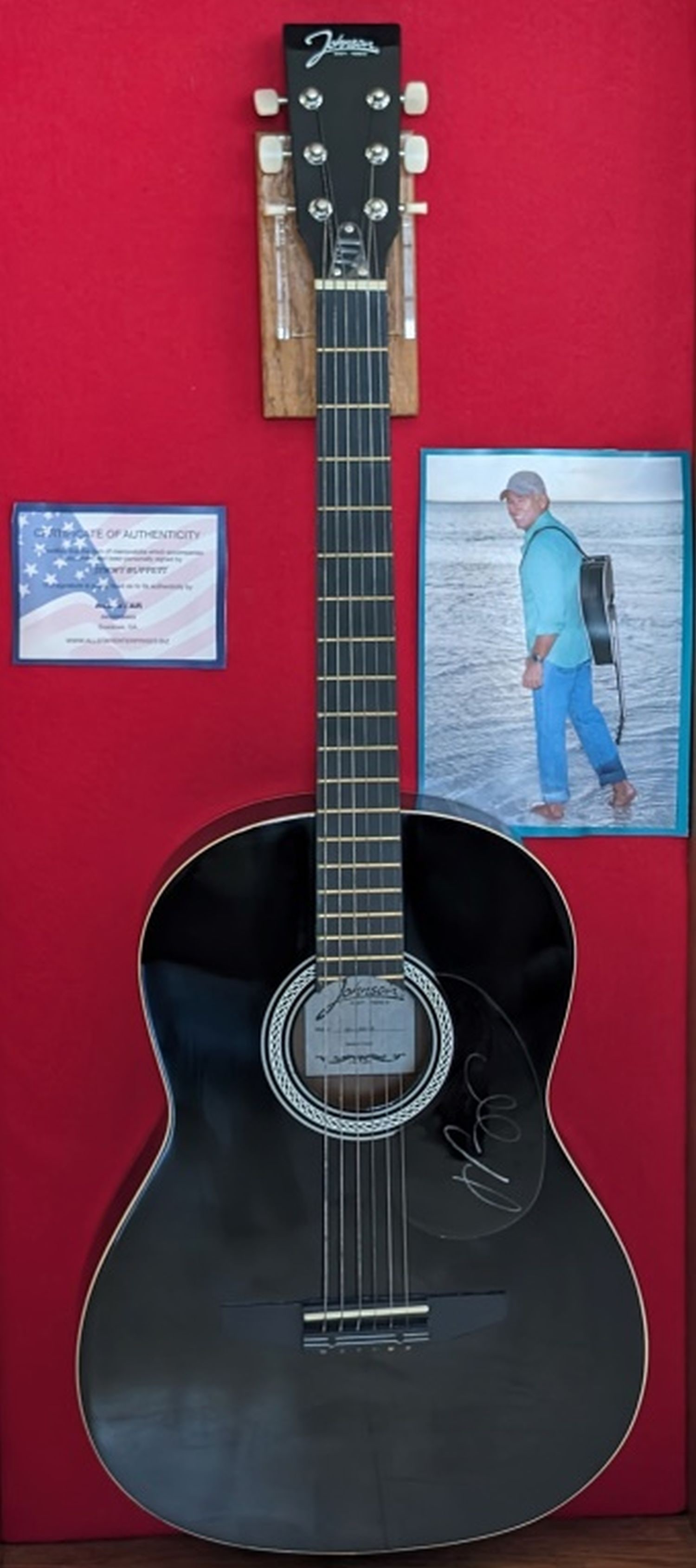 Jimmy Buffett Hand Signed Guitar Auction