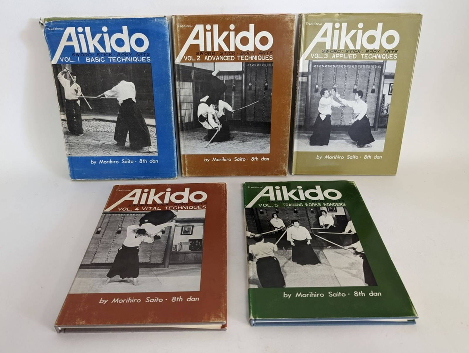 Aikido By Morihiro Saito 5 Volume Set Auction
