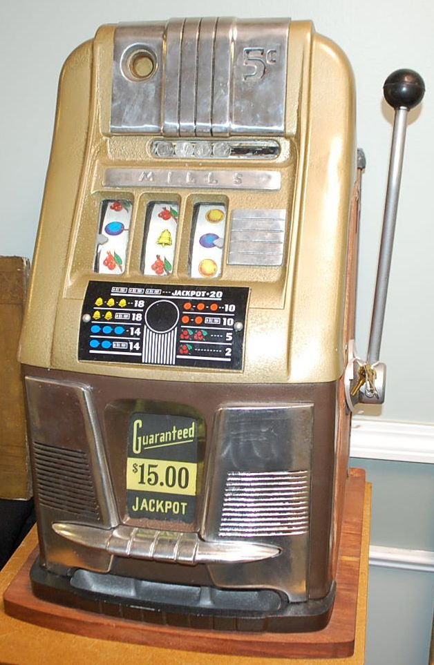 VINTAGE FIVE CENT MILLS SLOT MACHINE - Feb 17, 2013 | Four Seasons ...