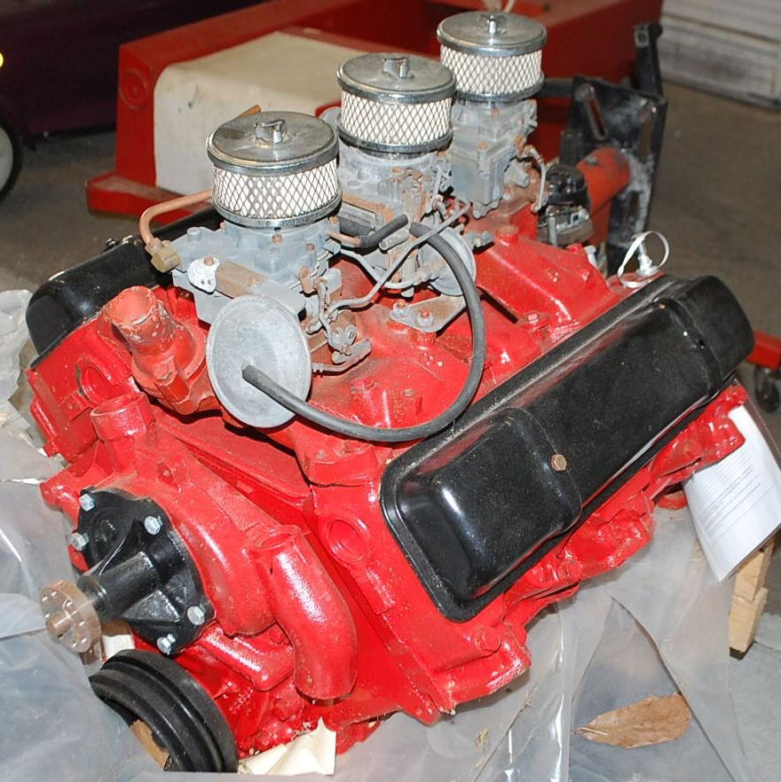 RARE 1958 OLDSMOBILE J2-371 HIGH PRO TRI POWER ENGINE