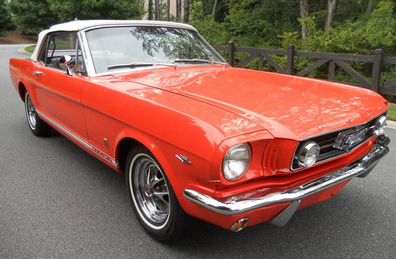 Beautiful 1964 1/2 Red Mustang Convertible