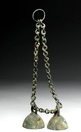 Rare Ancient South Arabian Bronze Camel Bells