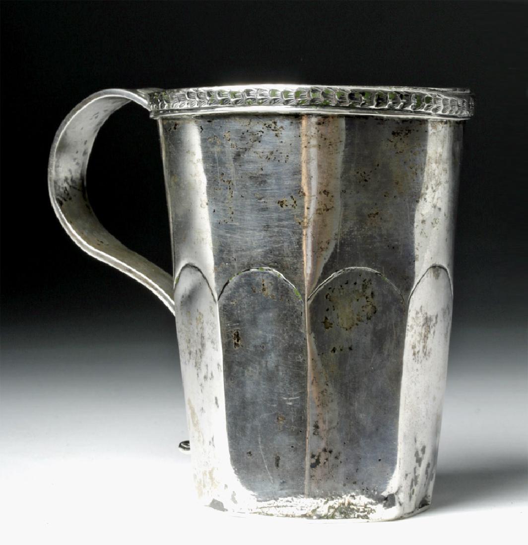 18th C. Spanish Colonial Silver Cup