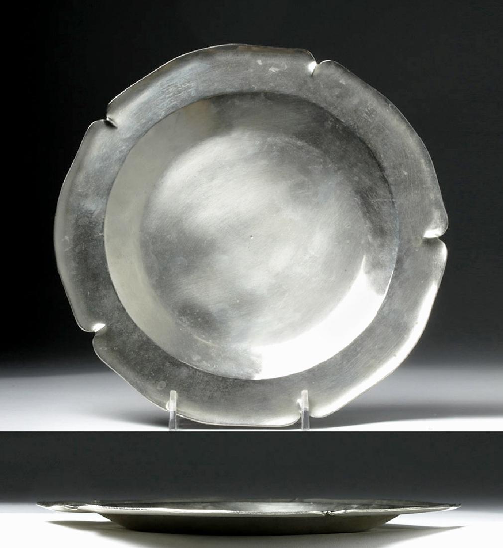 Early 19th C. Spanish Colonial Silver Plate - Mexico
