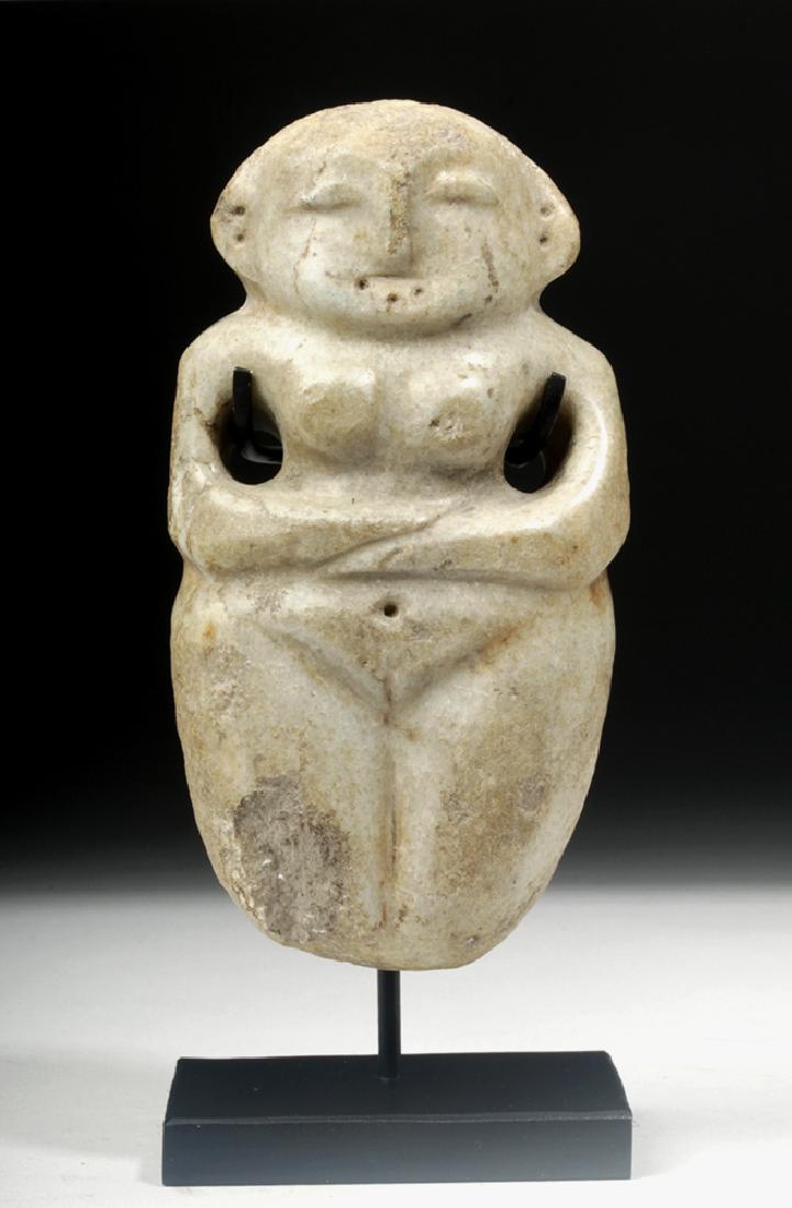 Rare Anatolian Neolithic Marble Fertility Idol