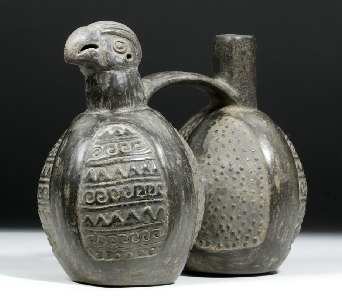 Chimu Pottery Double Chambered Whistling Vessel