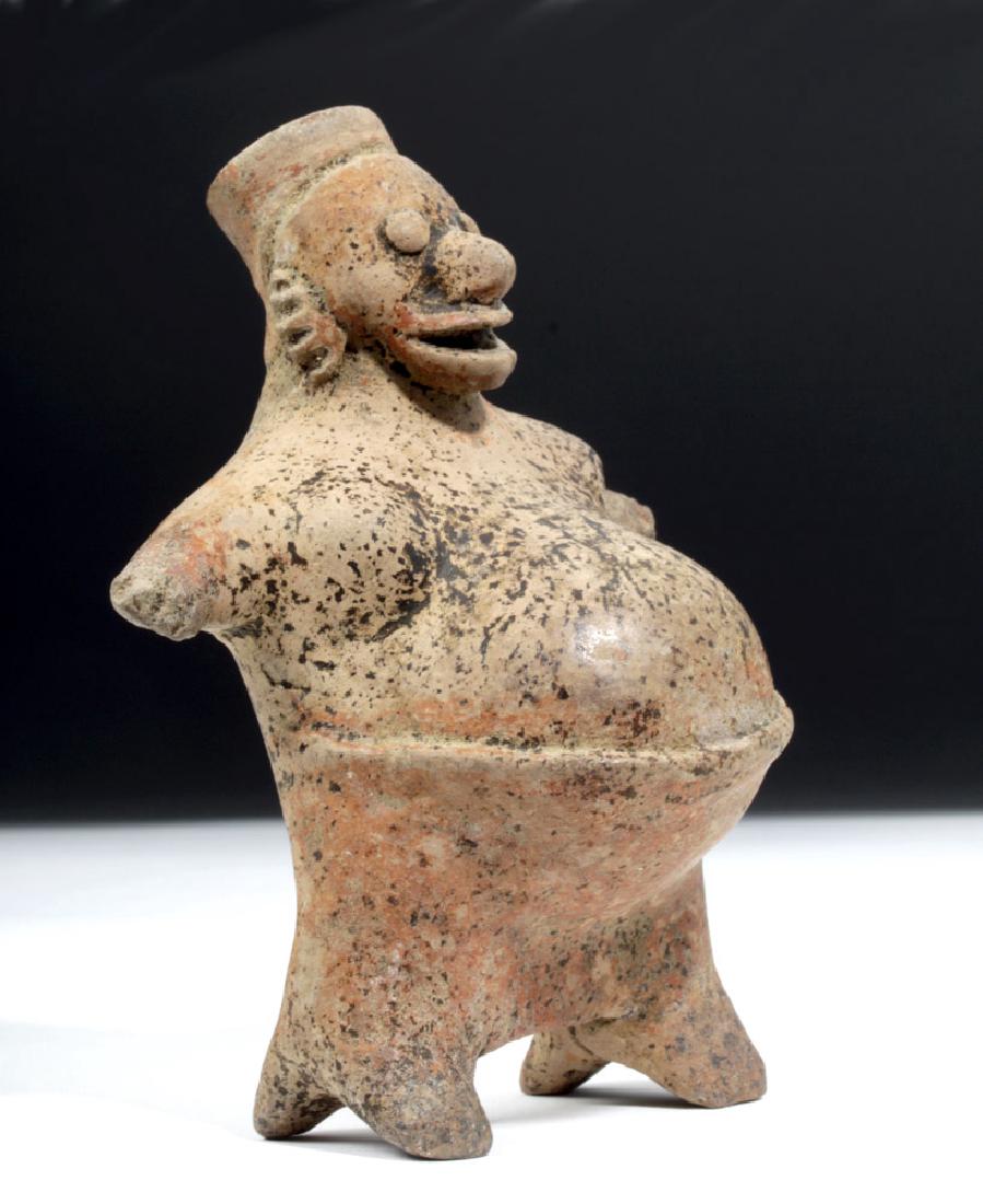 Wonderfully Amusing Colima Pregnant Pottery Figure