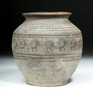 Rare / Tall Indus Valley Greyware Vessel