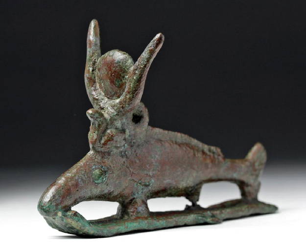 Egyptian Bronze Oxyrhynchus (medjed Fish)