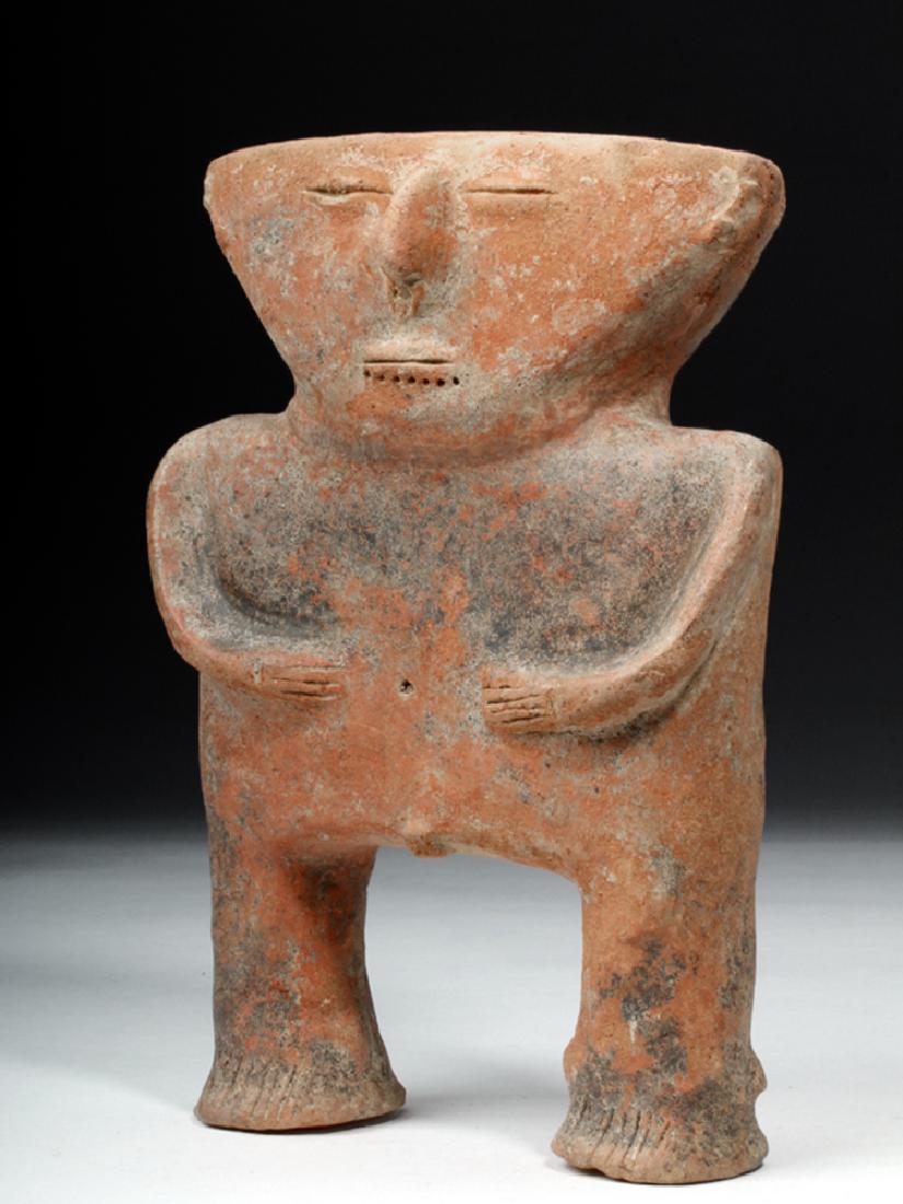Rare Quimbaya Pottery Standing Figure