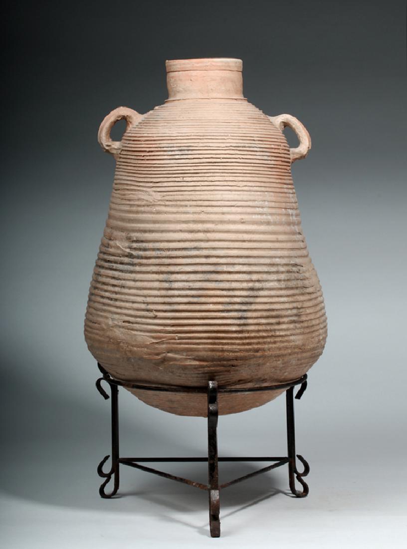 Enormous Roman Holy Land Pottery Storage Jar