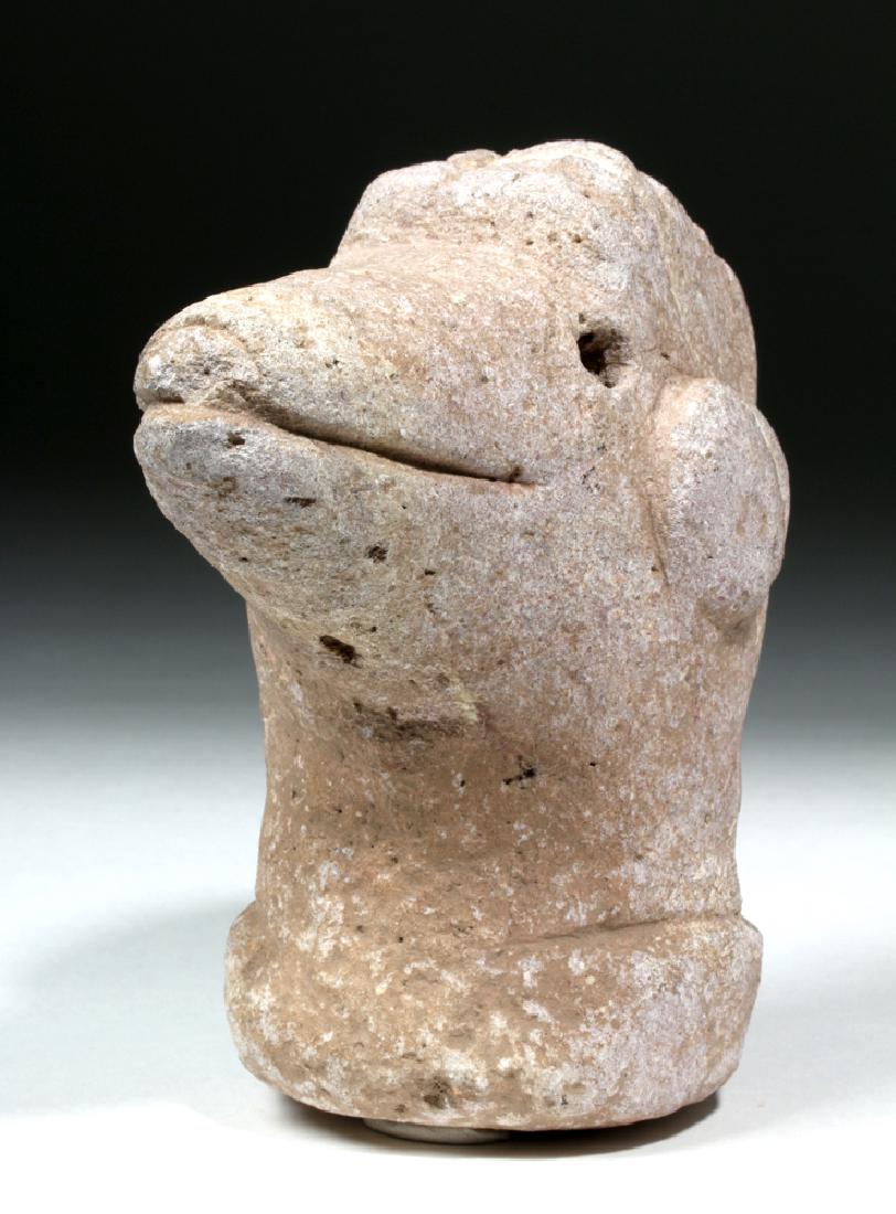 Mayan Stone Bird Effigy Mortar