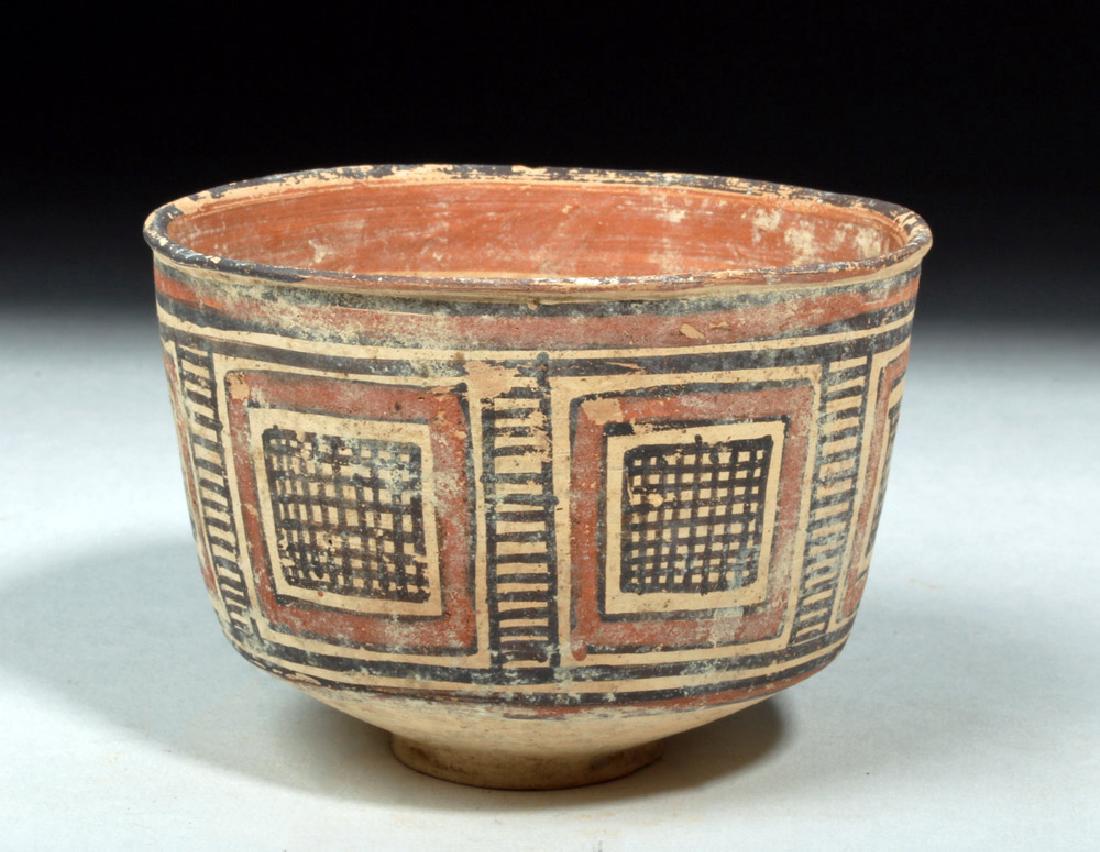 Indus Valley / Harappa Geometric Pottery Bowl