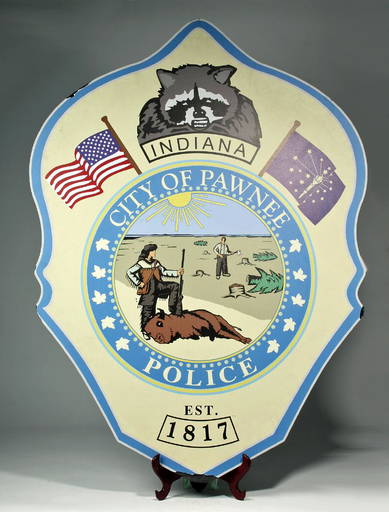 Parks And Rec Original Prop Sign Pawnee Police Seal