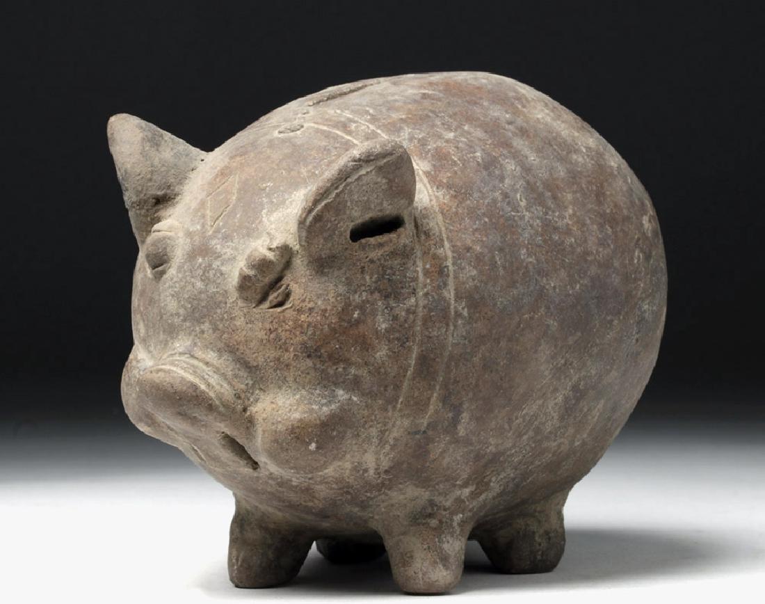 15th C. Majapahit Piggy Bank Filled w/ Coins TL Tested