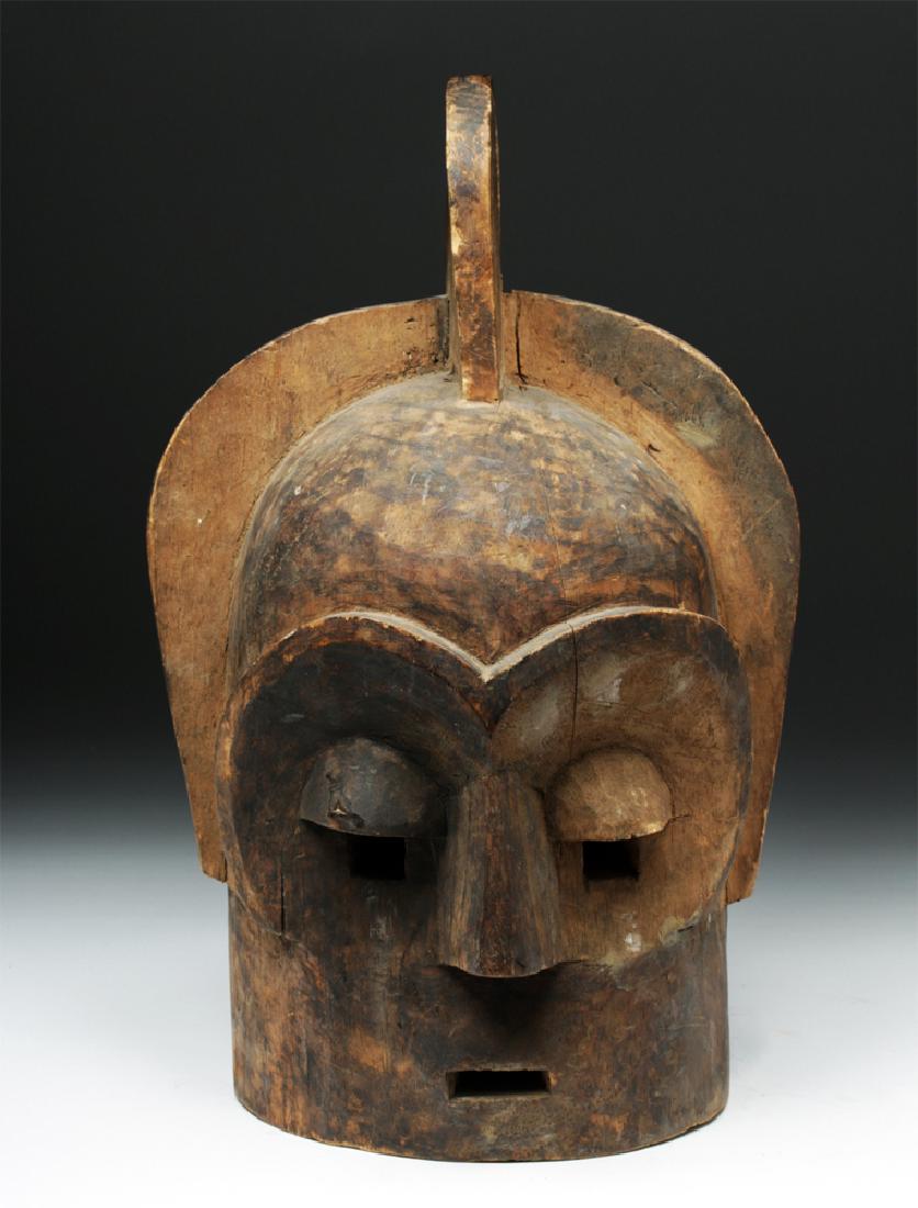 Large African Kota Wooden Helmet Mask