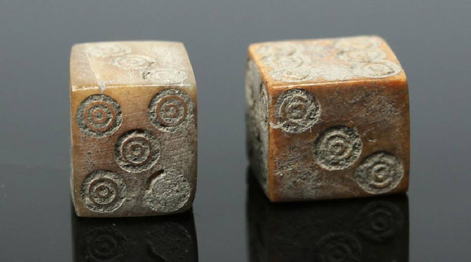 Pair Of Roman Bone Dice