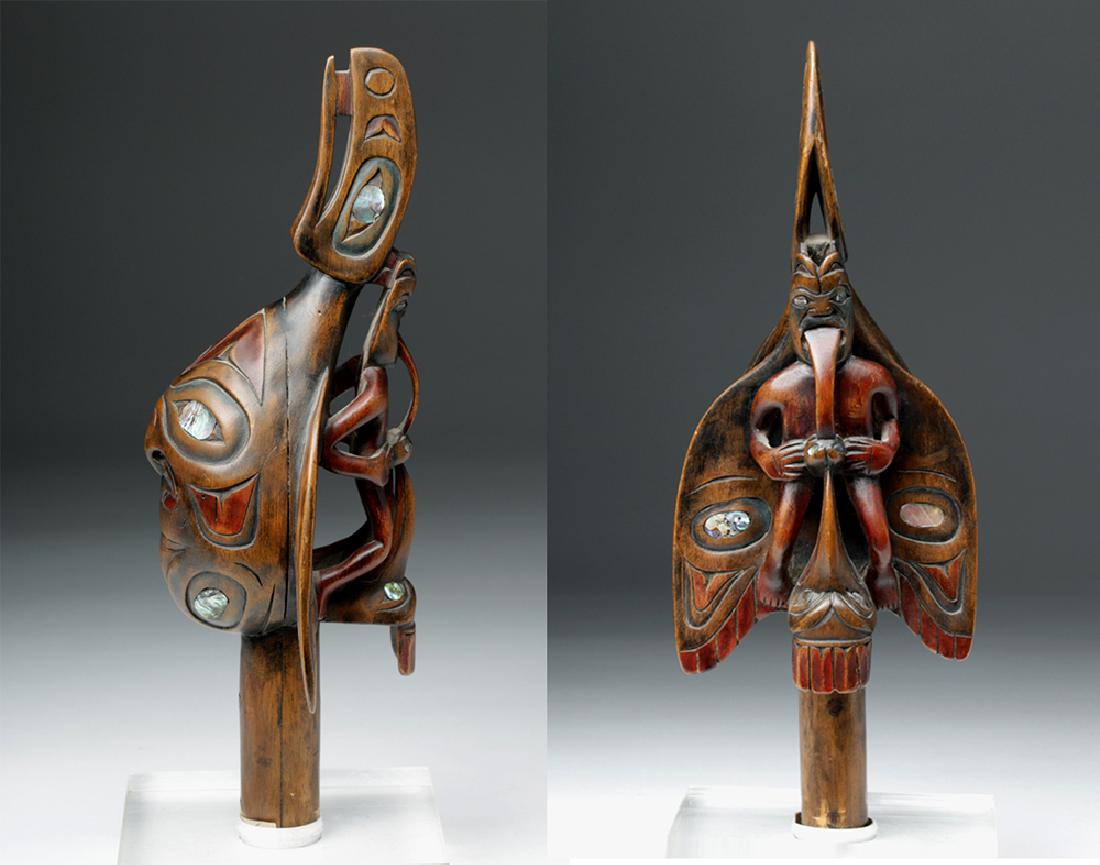 20th C Pacific Northwest Wood Ceremonial Raven Rattle - Dec 20, 2017 ...