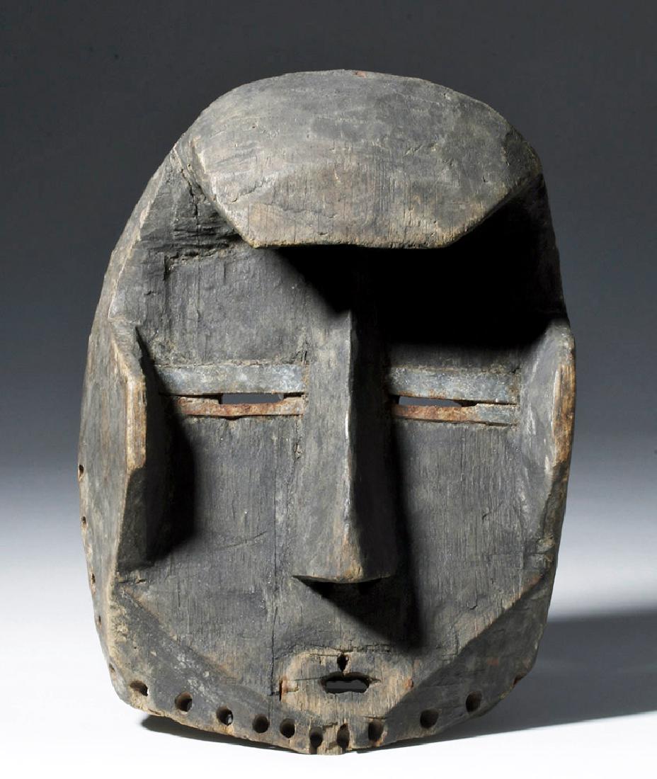 20th C. African Wooden Dan Kagle Mask
