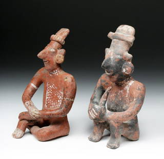A Pair Of Pre Columbian Jalisco, West Mexico, Figures