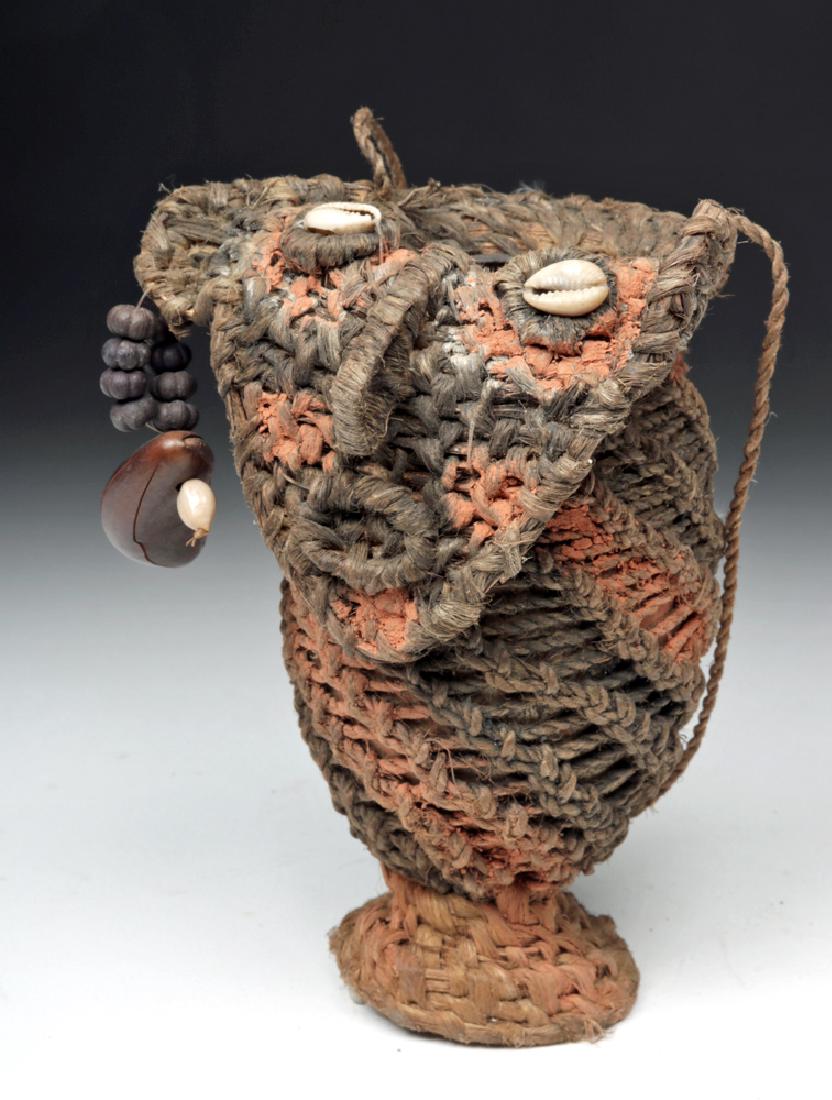 20th C. Papua New Guinea Woven Phallus Sheath - Koteka