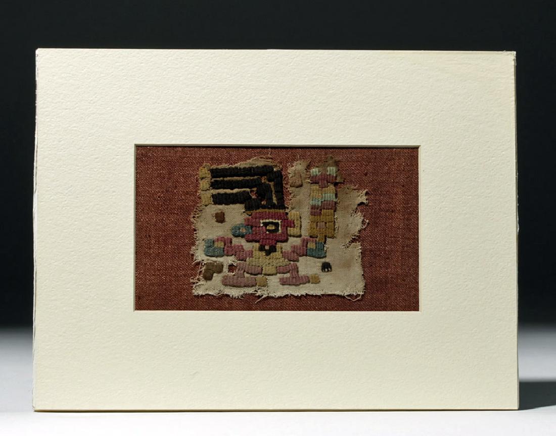 Wonderful Nazca/ Huari Textile Panel - Warrior