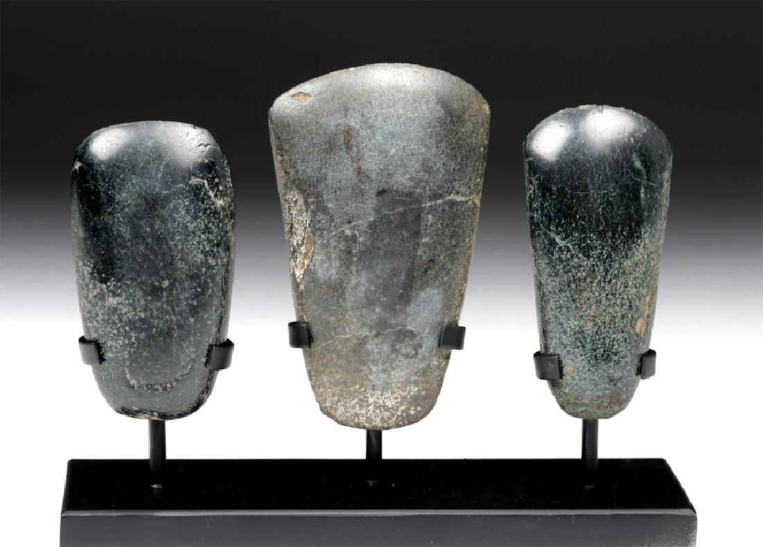 Trio of Jadeite Celts - Two Olmec, One Mayan - Feb 01, 2018 | Artemis ...