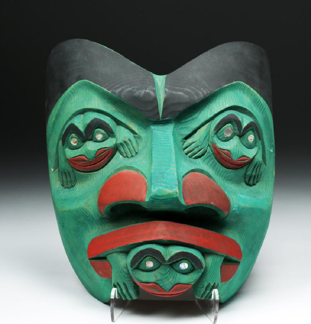 20th C. Pacific Northwest Signed Mask - Doug LaFortune