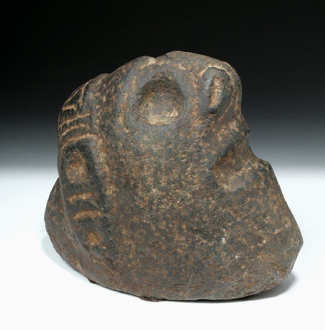 Authentic Taino Three-Point Stone Zemi